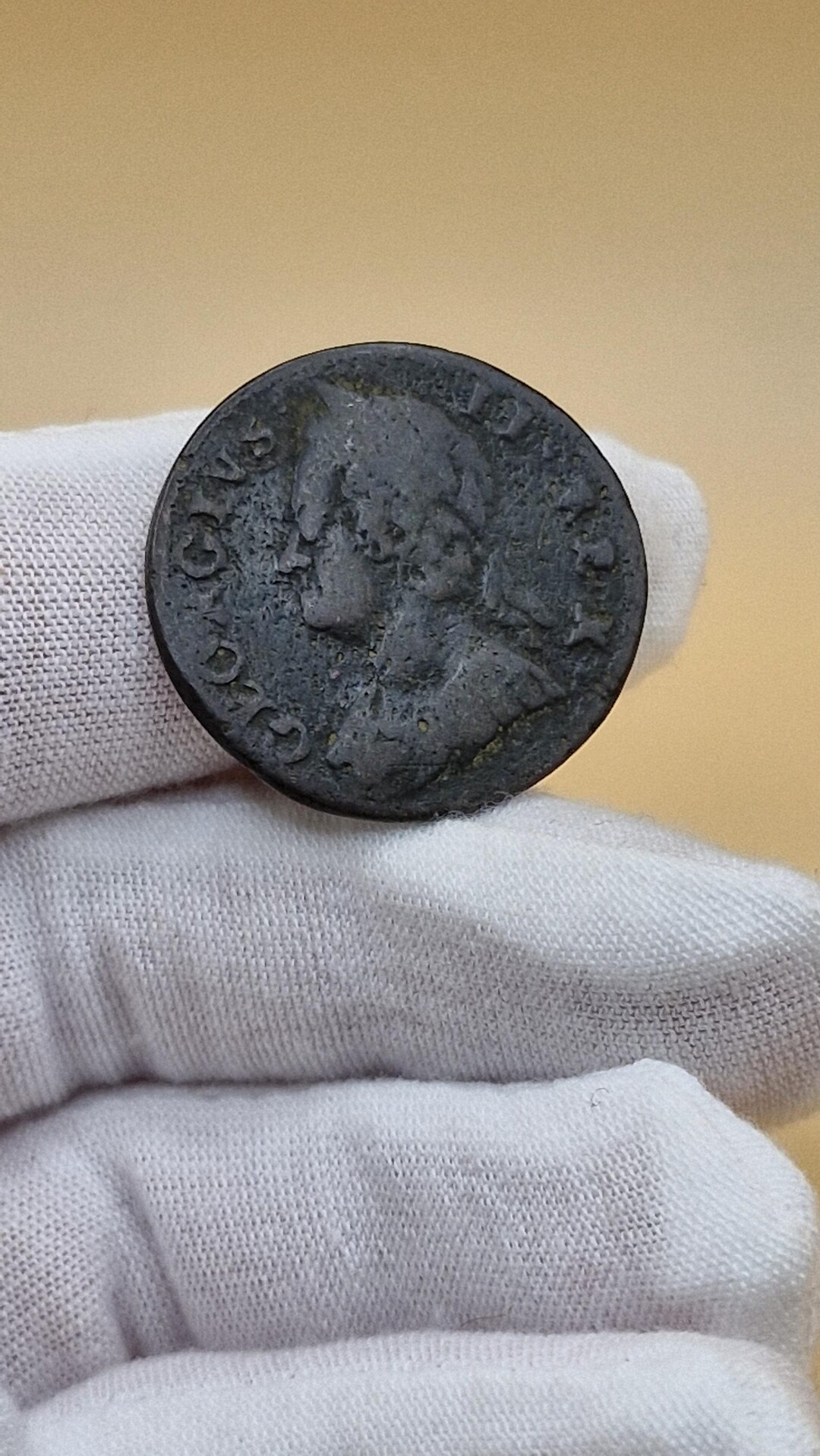 Genuine 1746 George II Half Penny Coin - Etsy