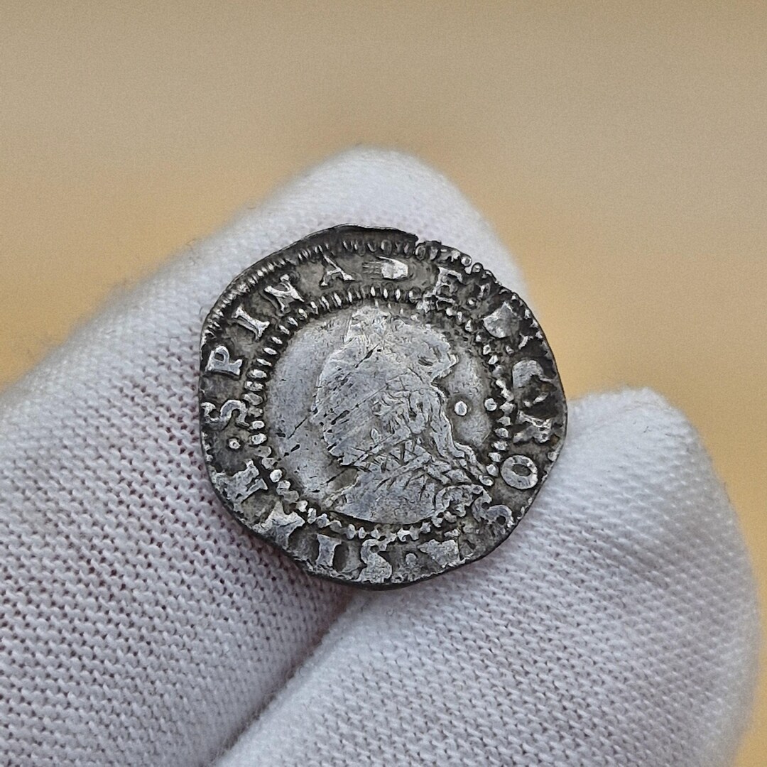 Genuine 1590-92 Elizabeth I Tudor England Silver Half Groat Mintmark ...