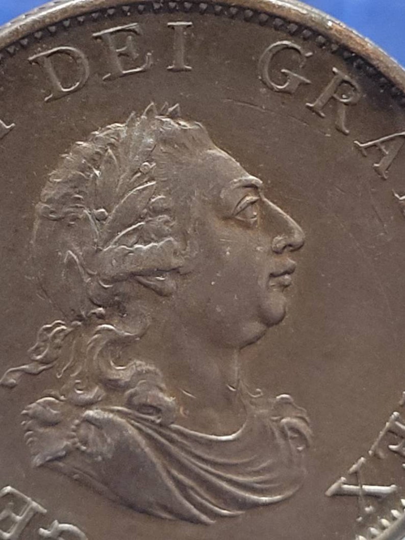 George III 1799 One Penny Extremely Fine Condition | Etsy