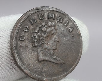 Great Britain Columbia Farthing Coin - Simon Bolivar - (1820 - 1830) - Etsy