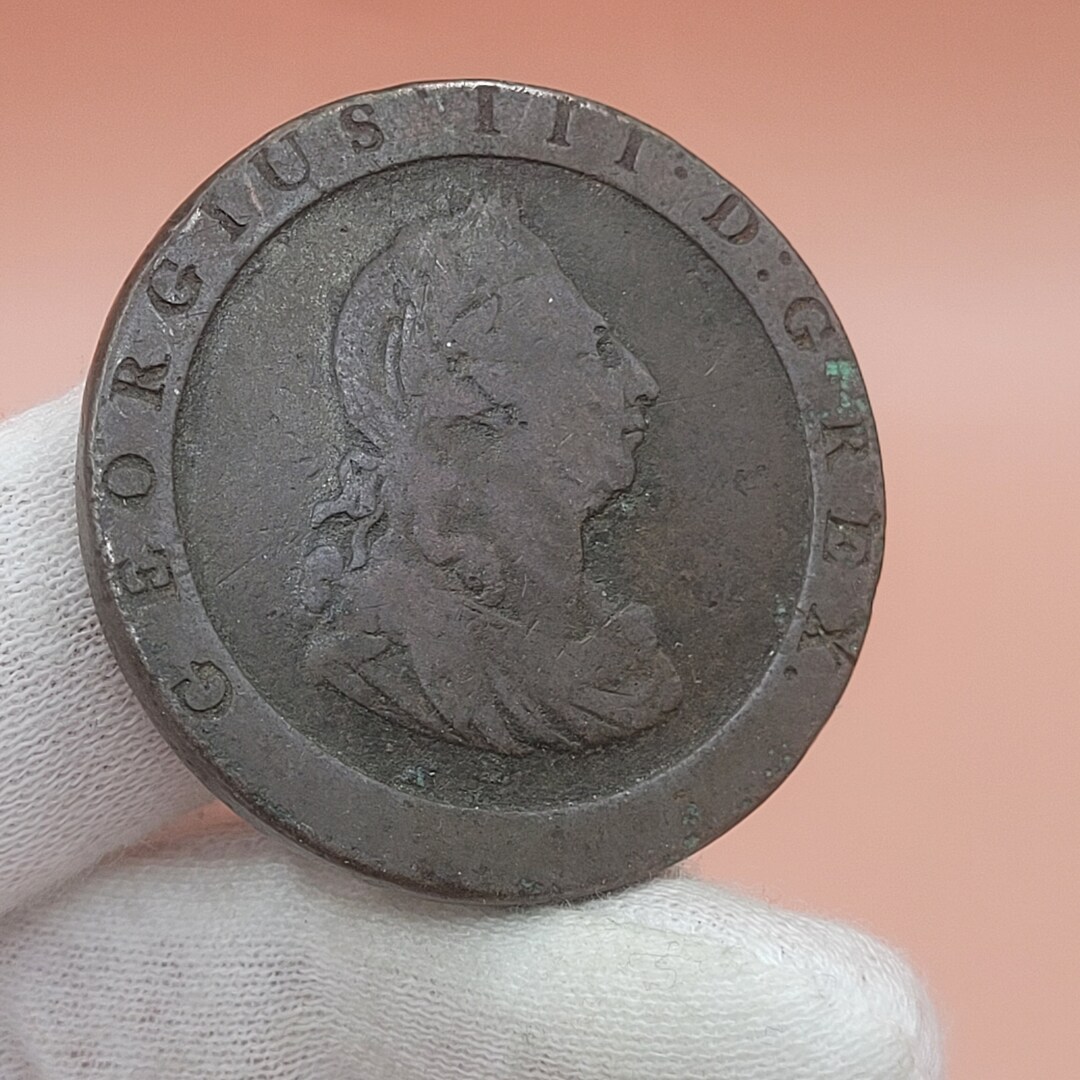 Antique 1797 George III Cartwheel One Penny Soho Mint - Etsy