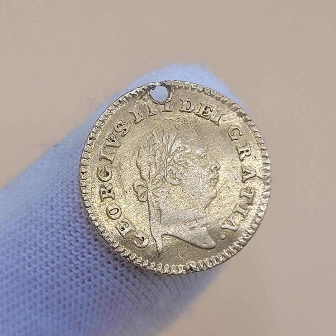 Genuine George III 1798 Gold One Third Guinea Holed 22ct Coin - Etsy
