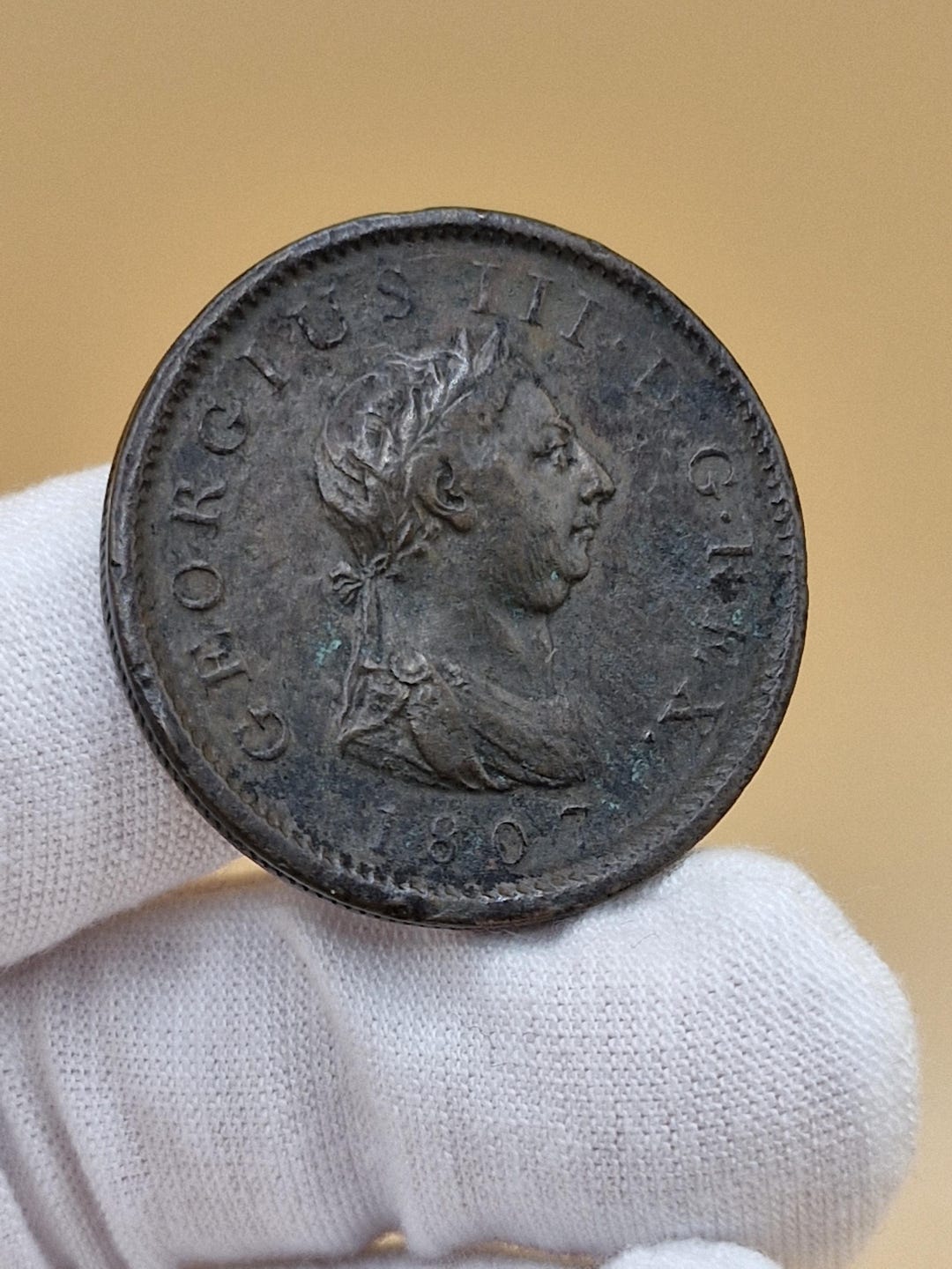 Antique 1807 George III One Penny (fourth Issue) - Etsy