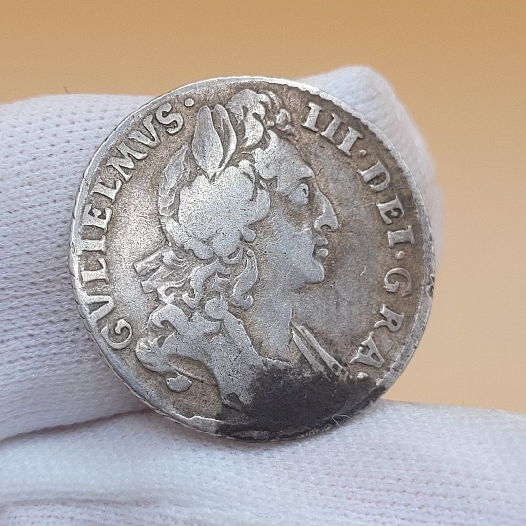 Genuine 1696 William III Silver Sixpence - William of Orange - England ...