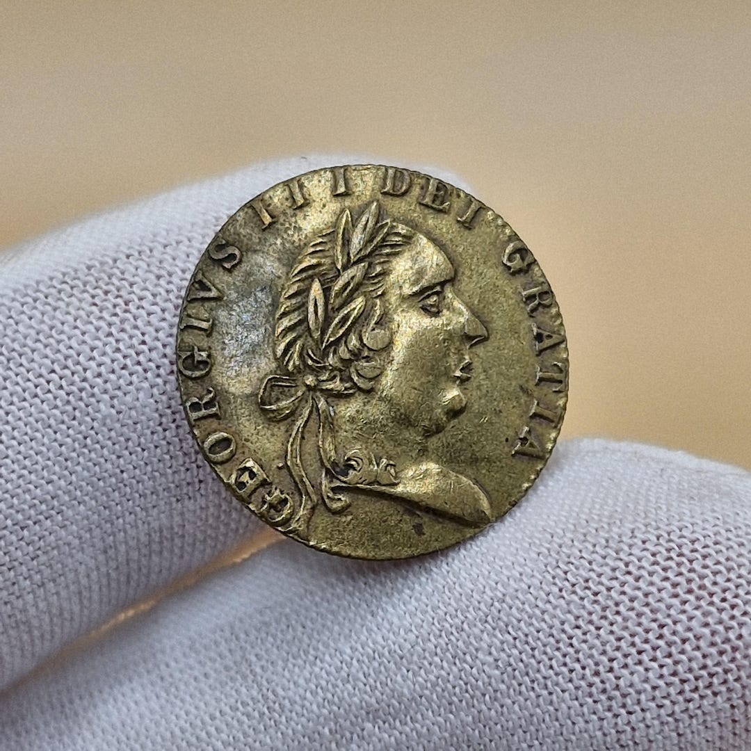 Antique George III 1790 Brass Gaming Token Spade Full Guinea - Etsy
