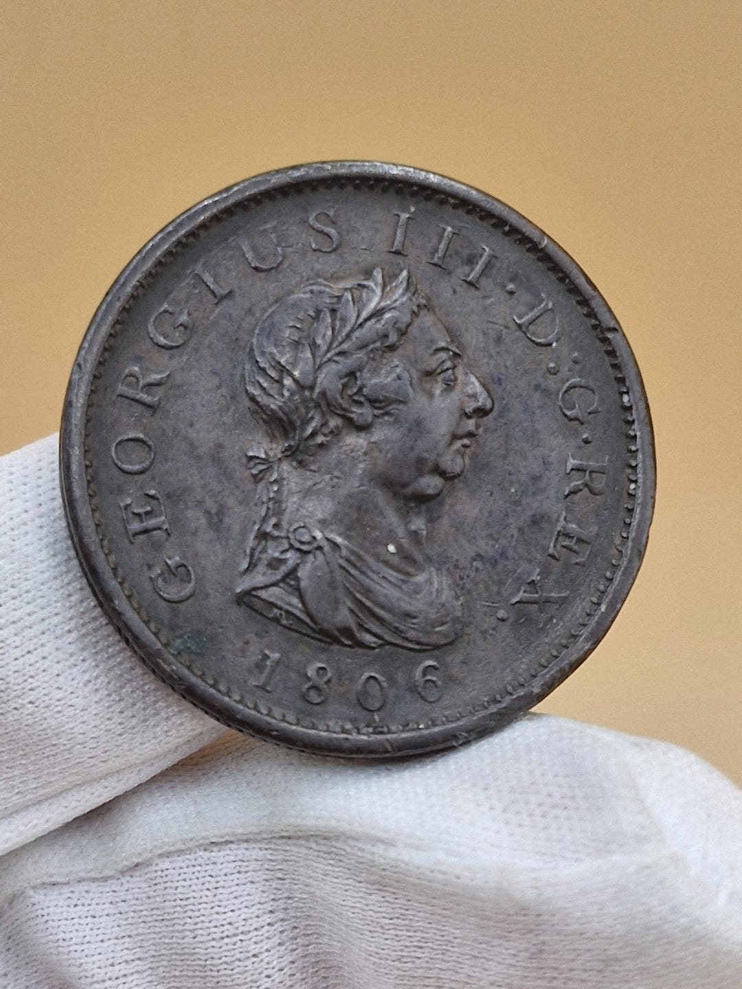 Genuine 1806 George III Copper One Penny Very Fine - Etsy