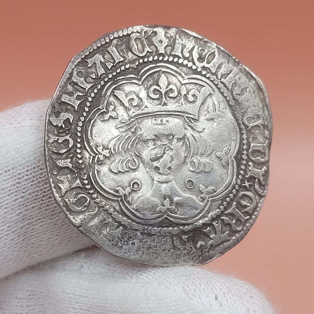 Henry VI (1422-1461) Silver Full Groat, Calais Mint, Annulet by Neck ...