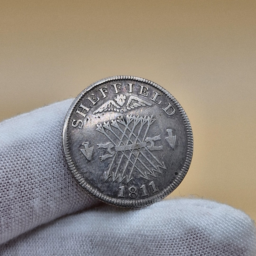 Genuine Great Britain 1811 Sheffield One Shilling Provincial Token ...
