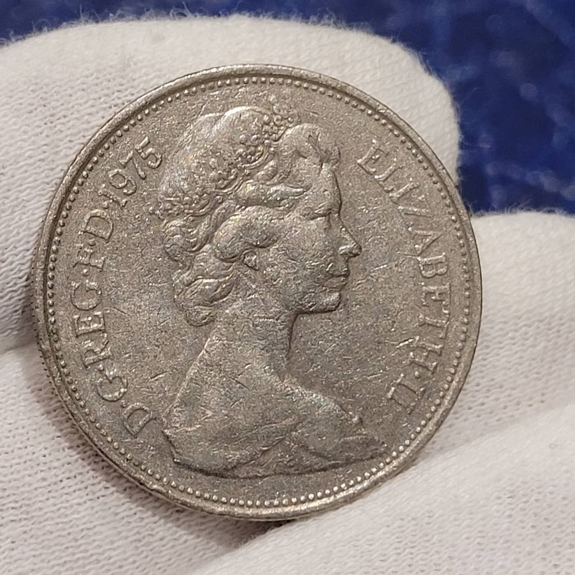 1975 Elizabeth II Large New 10 Pence Old 10p Coin | Etsy