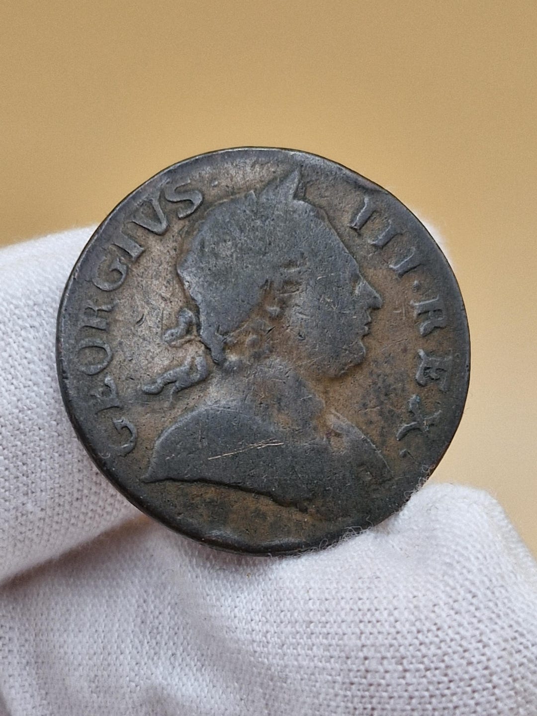 Antique 1777 George III Great Britain Half Penny Coin - Etsy UK