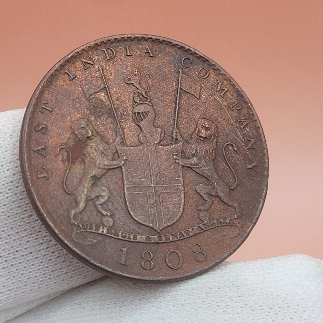 Genuine Shipwreck Coin - 1808 East India Company Coin - Ten Cash X Cash ...