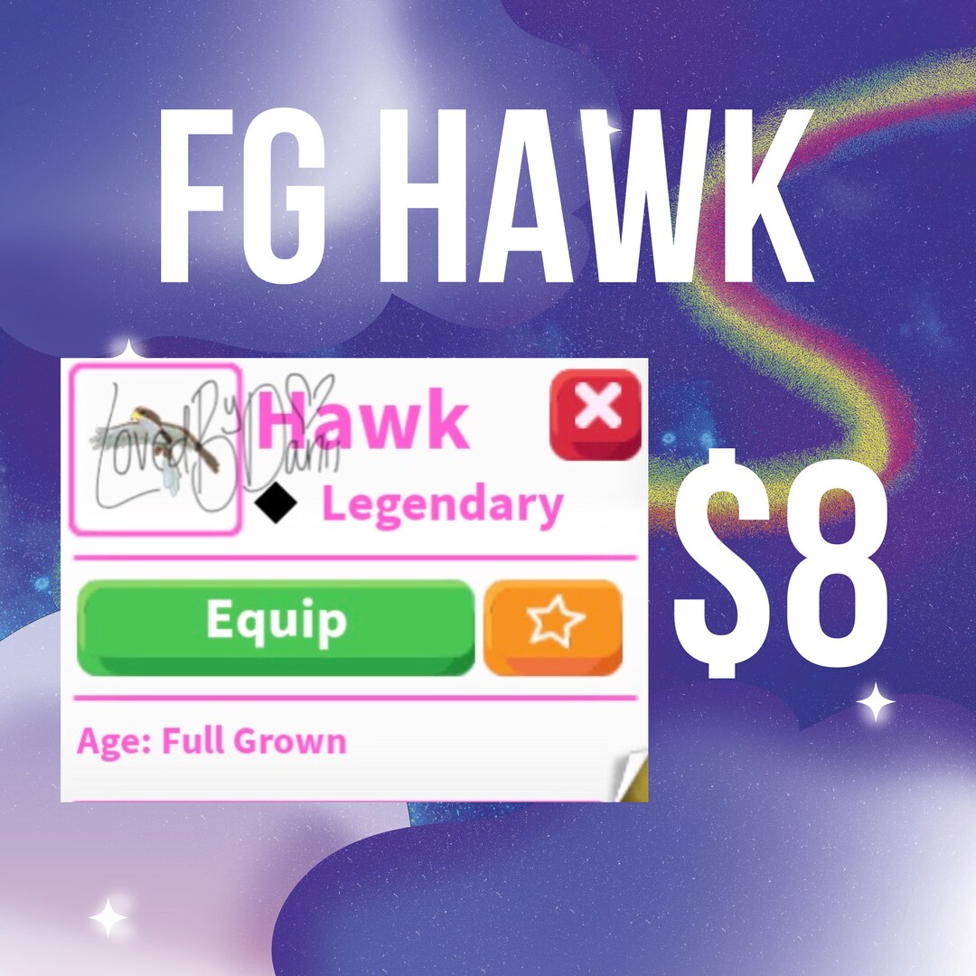 HAWK ADOPT ME Pets - Etsy