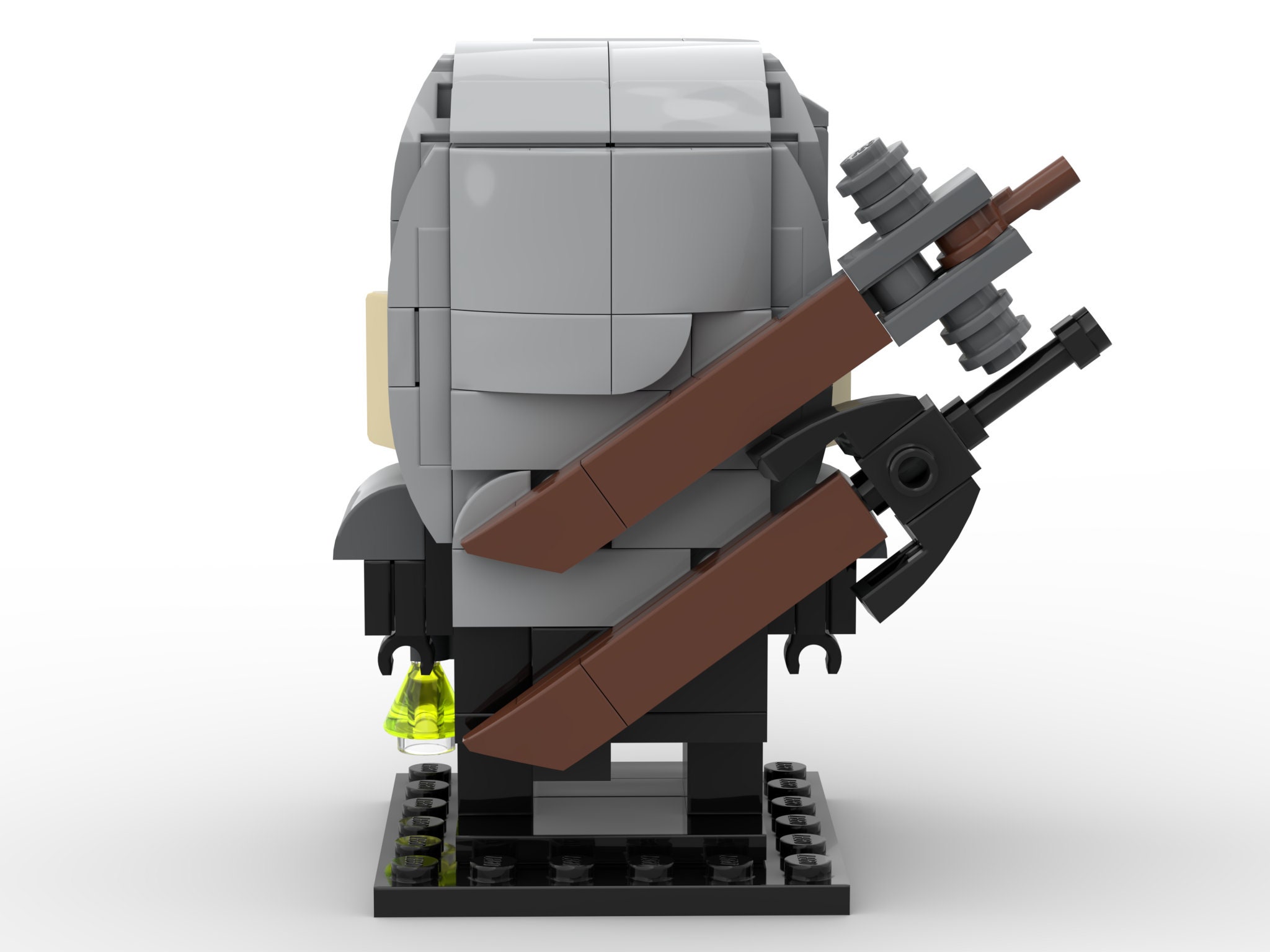 Geralt of Rivia Custom Brickheadz MOC - Etsy