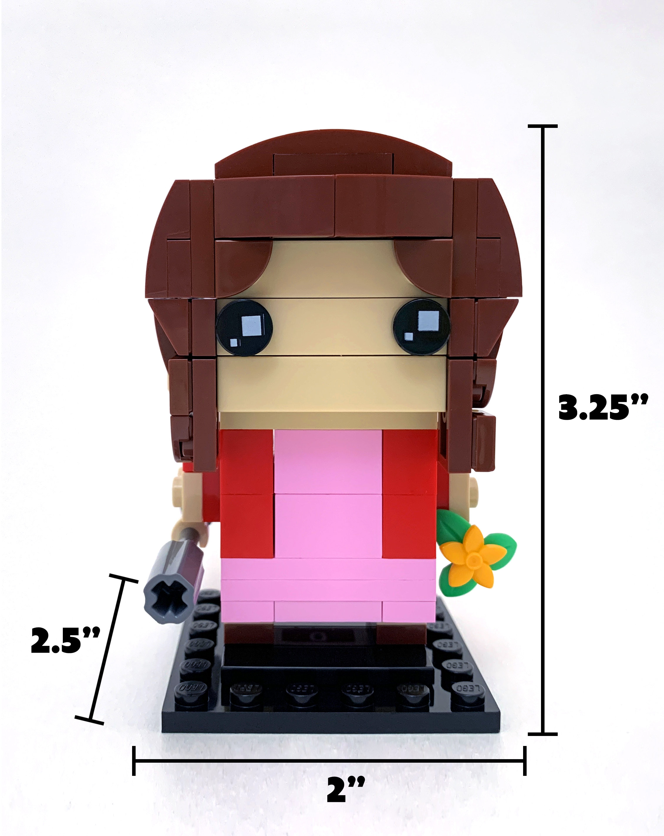 Aerith / Aeris Gainsborough Custom Brickheadz MOC - Etsy