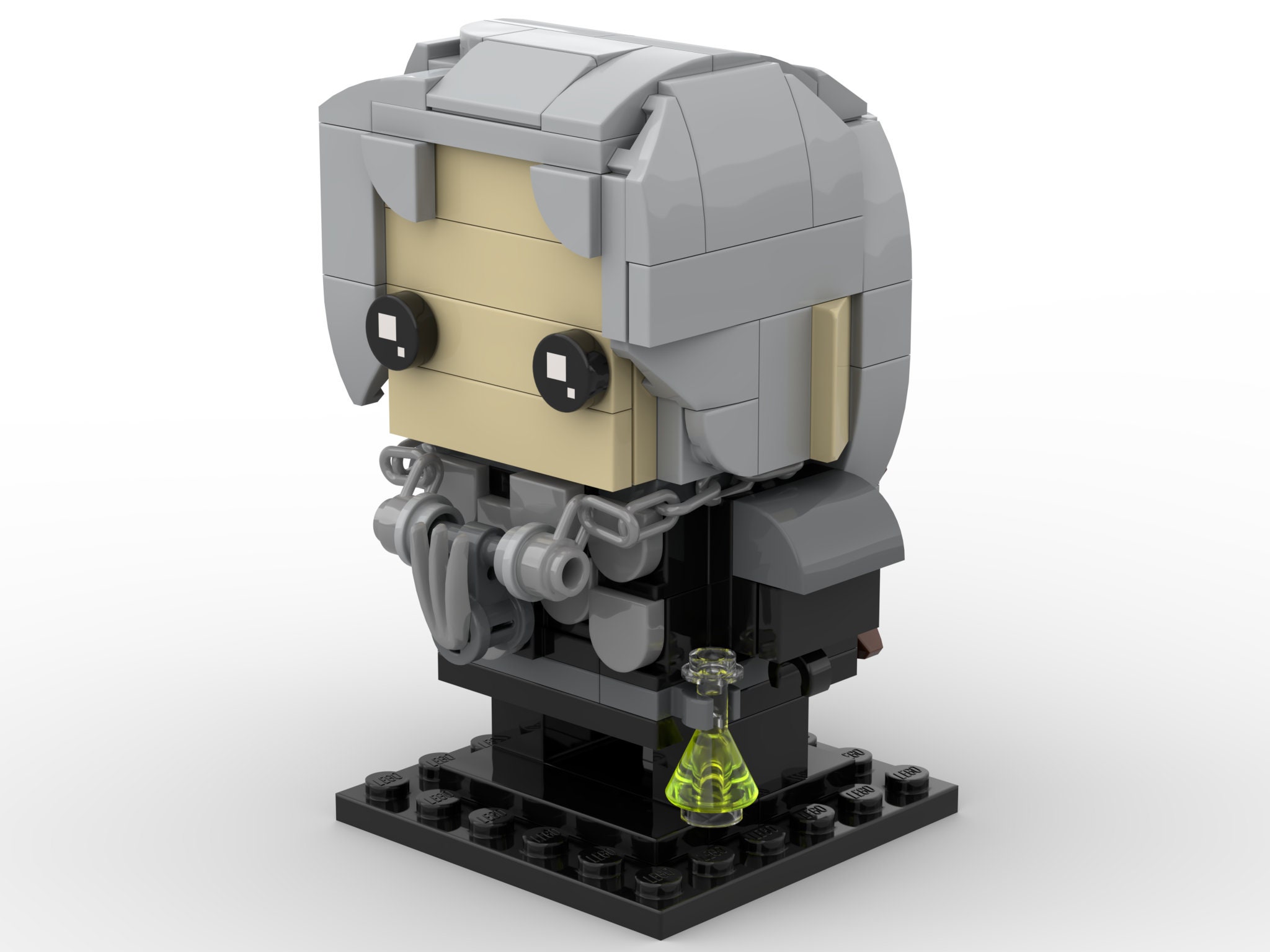 Geralt of Rivia Custom Brickheadz MOC - Etsy