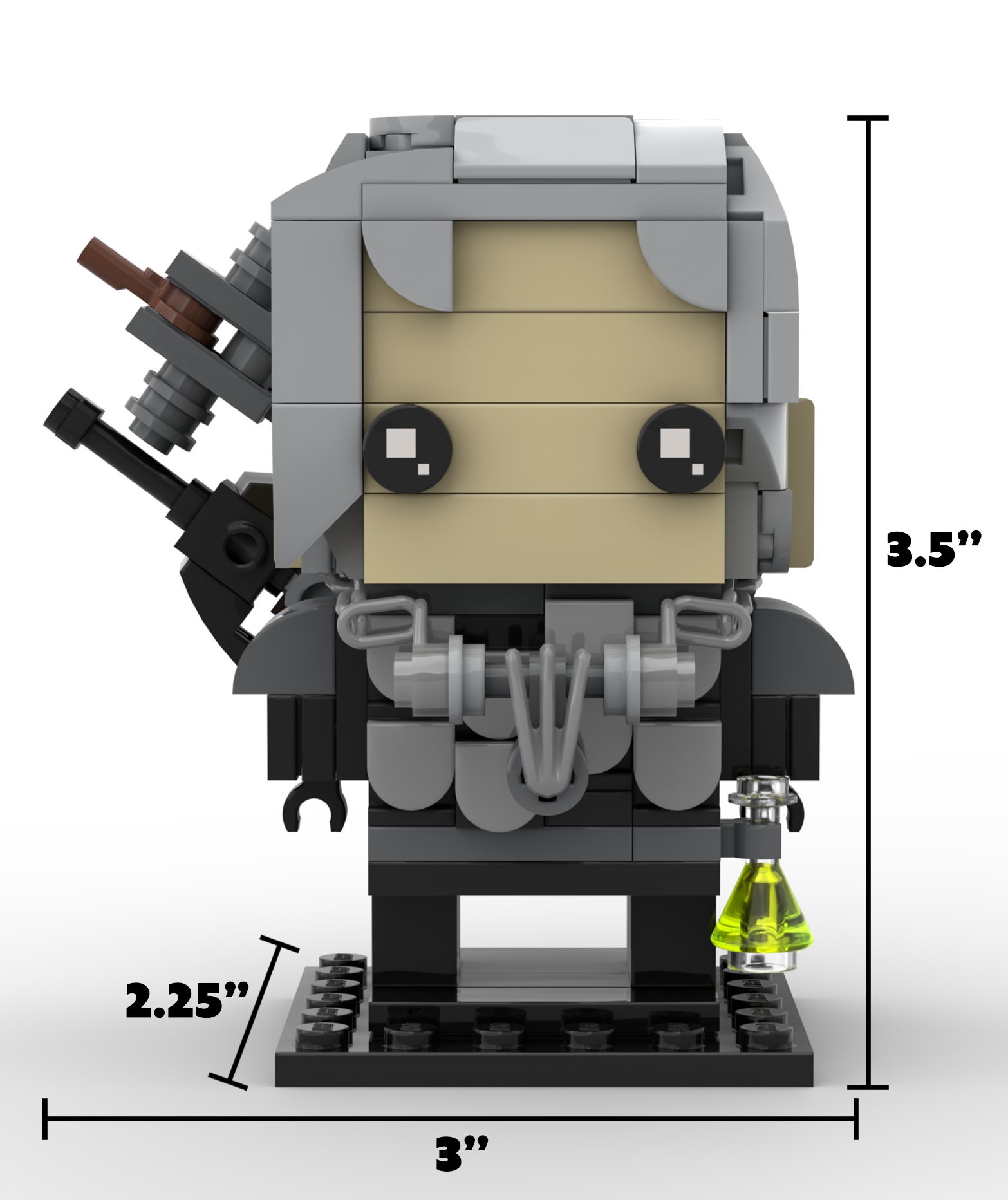Geralt of Rivia Custom Brickheadz MOC - Etsy