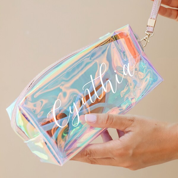 Vinyl Makeup Bag - Etsy