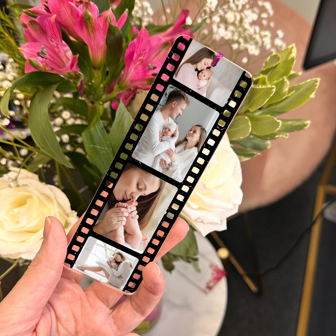 Personalized Photo Roll Bookmark, Mother's Day Gifts, Camera Roll ...