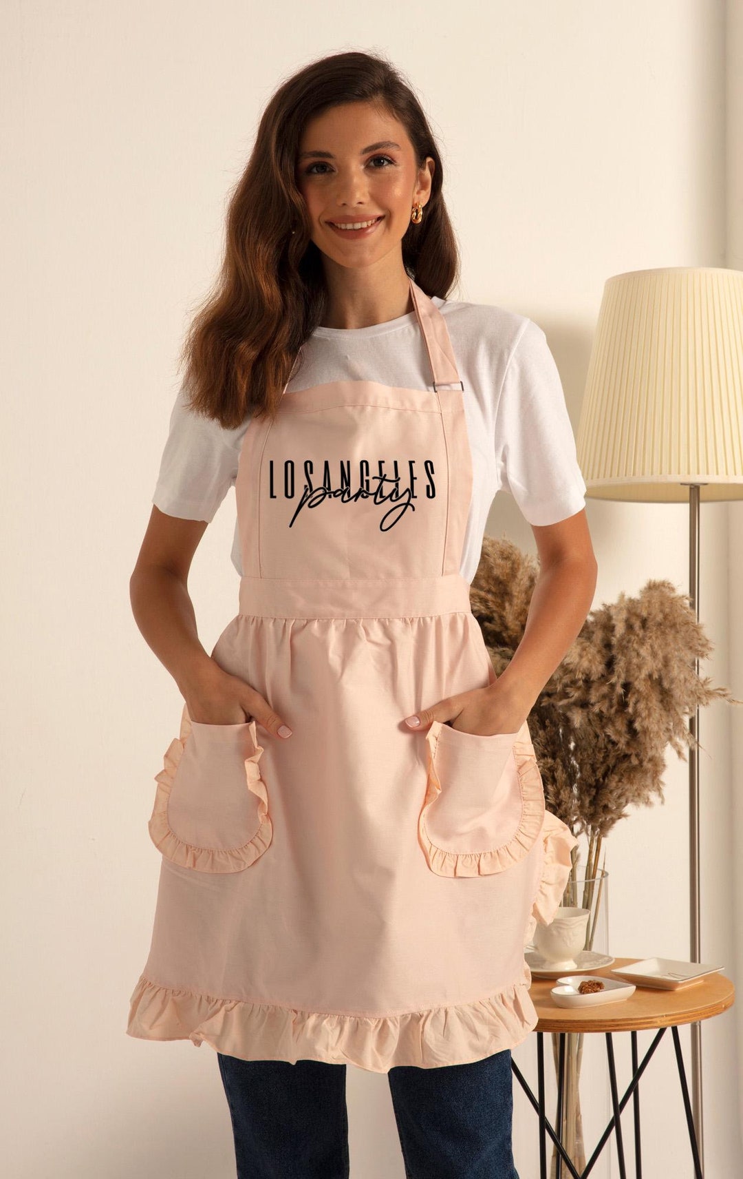 Custom Logo Apron, Personalized Apron for Women, Business Logo Apron ...