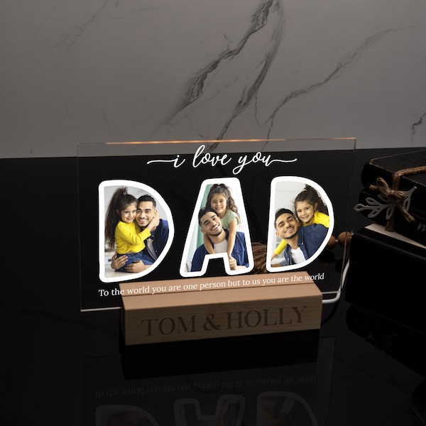 Personalized Acrylic for Dad - Etsy