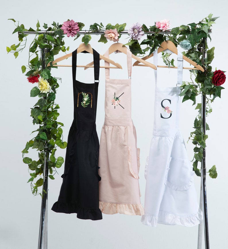 Personalized Initial Apron Custom Letter Monogram Apron Gift - Etsy