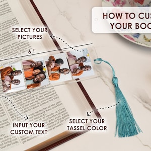 Bookmark for Him, Personalized Photo Bookmark, Fathers Day Gifts for ...