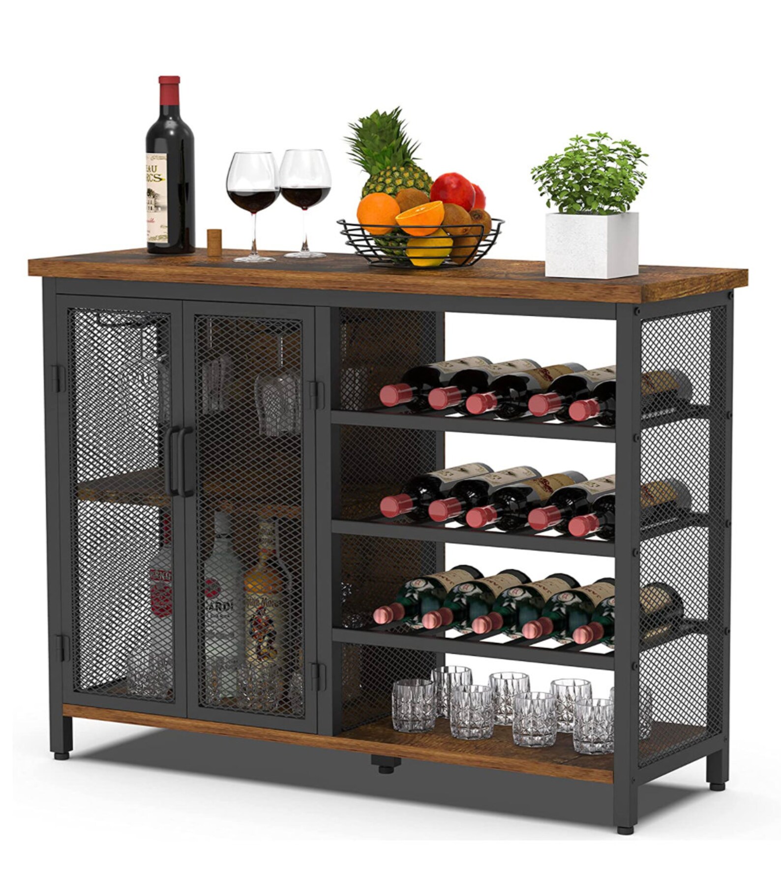 Bar Cart Bar Cabinet Display Cabinet Bar Cart Decor Bar - Etsy