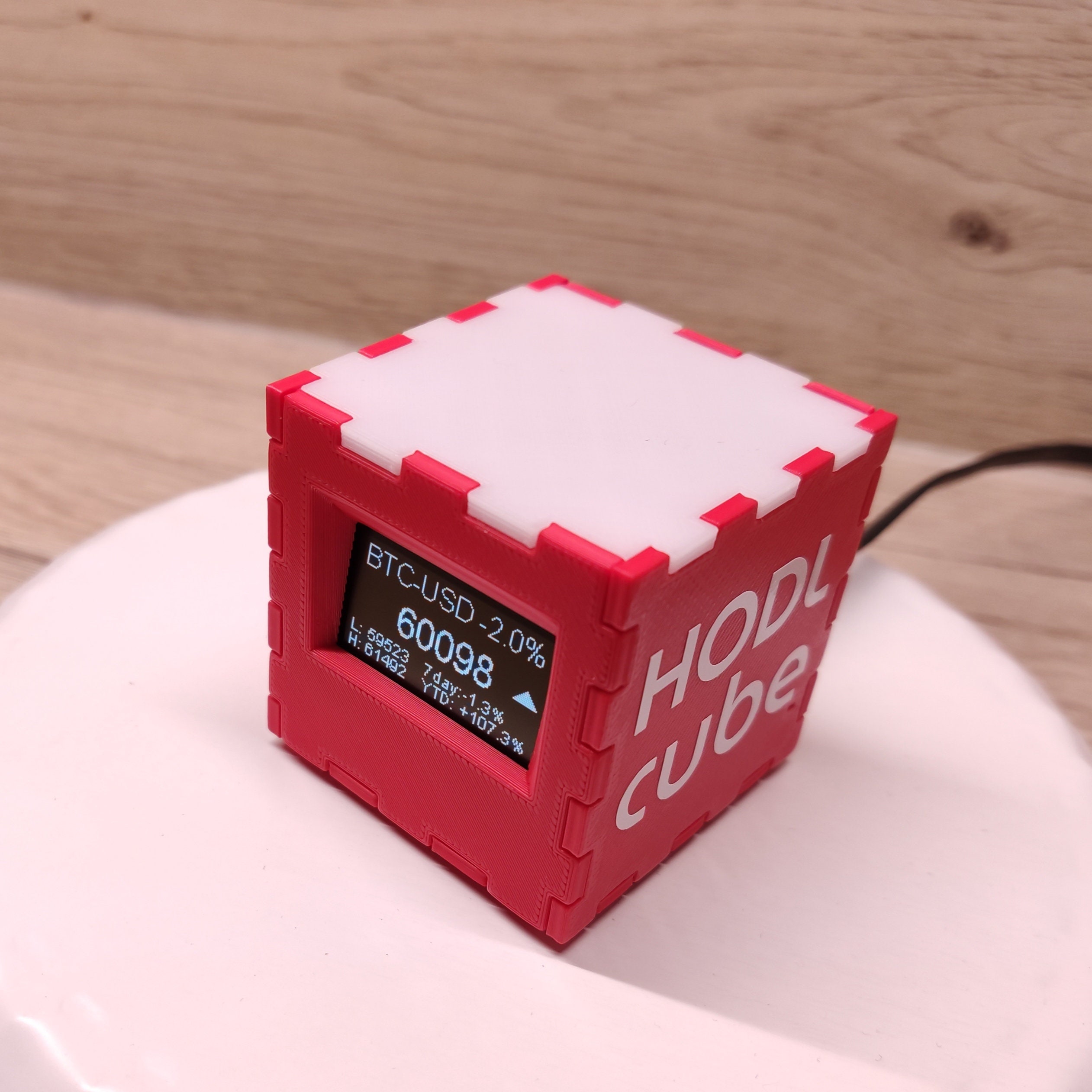 Mini Crypto Coin Price Ticker Display