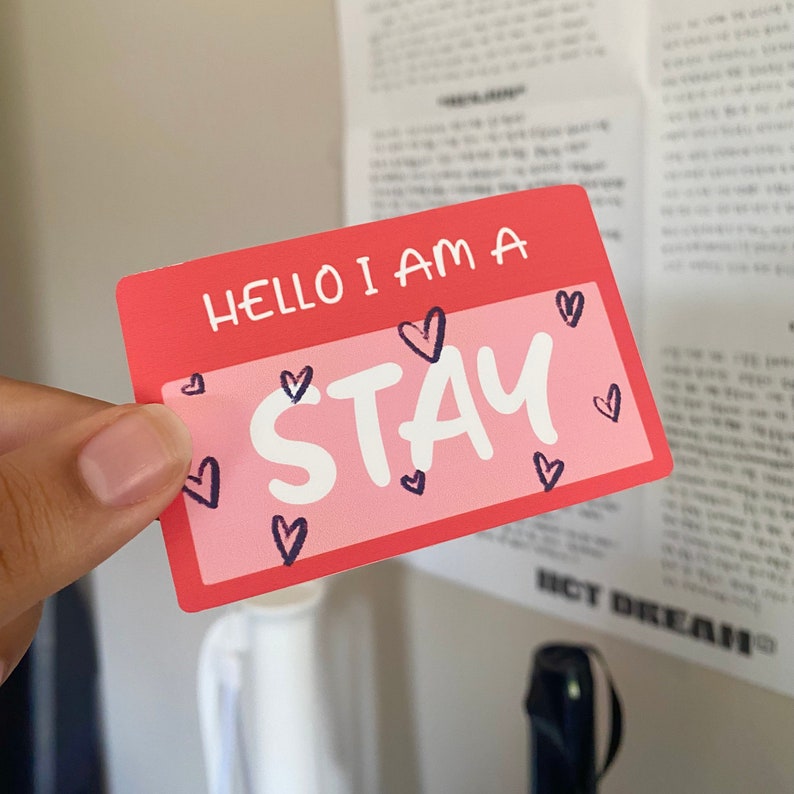 Hello I Am A Kpop Group Fandom Matte Vinyl NON WATERPROOF - Etsy