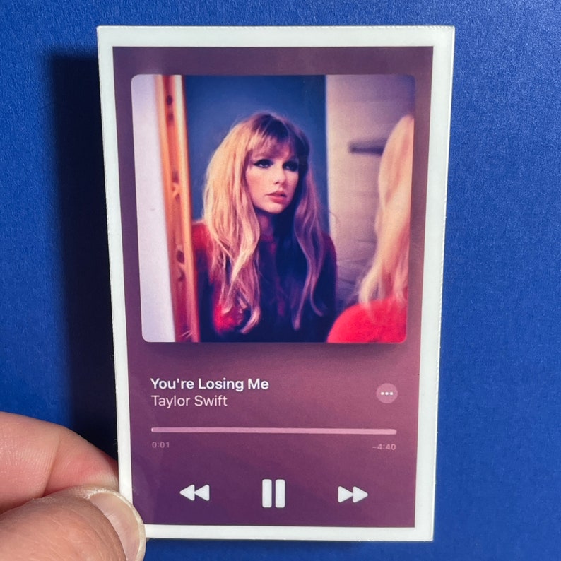 Taylor Swift Youre Losing Me Spotify Vinyl Sticker - Etsy