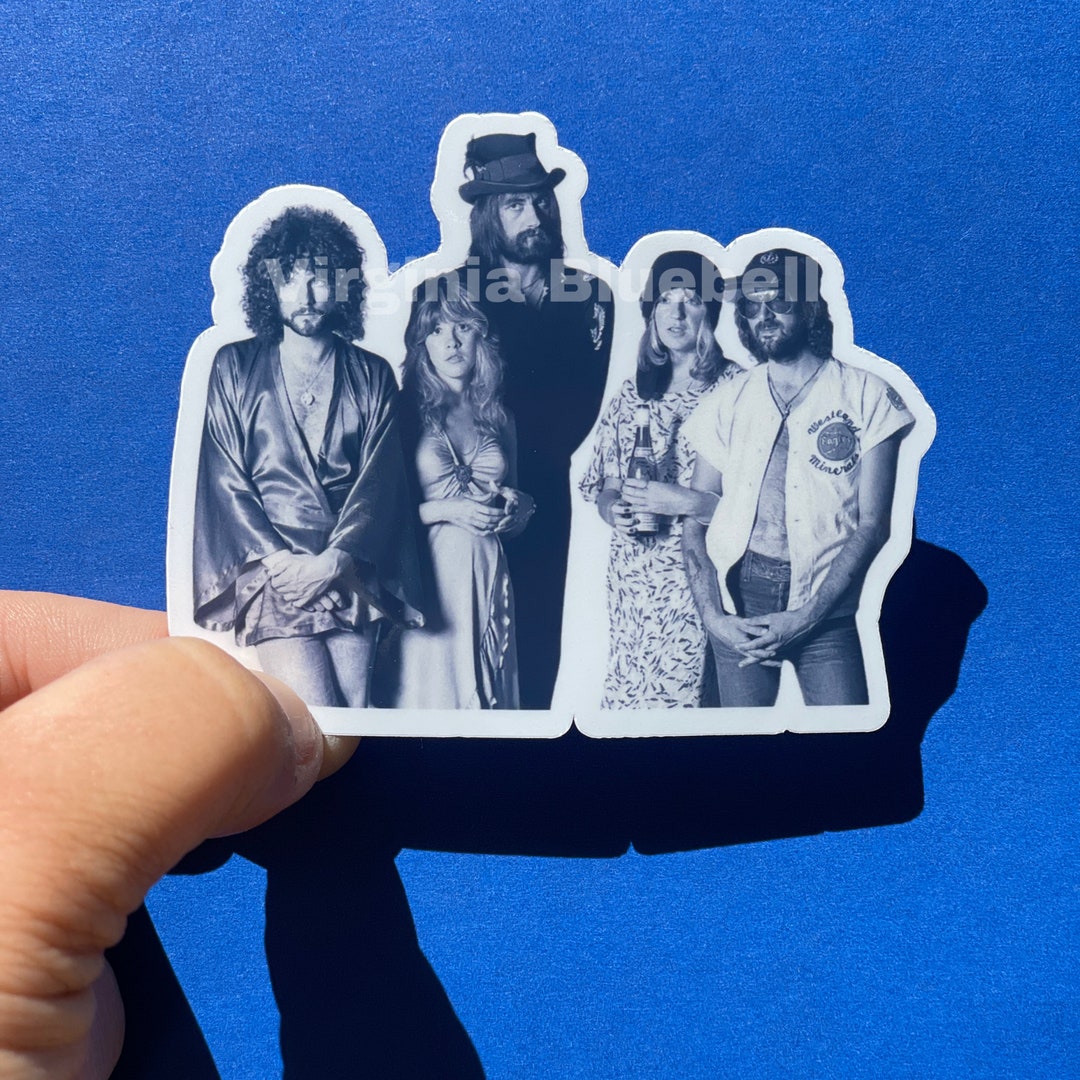 Fleetwood Mac Group Sticker Christine Mcvie Stevie Nicks Lindsey ...