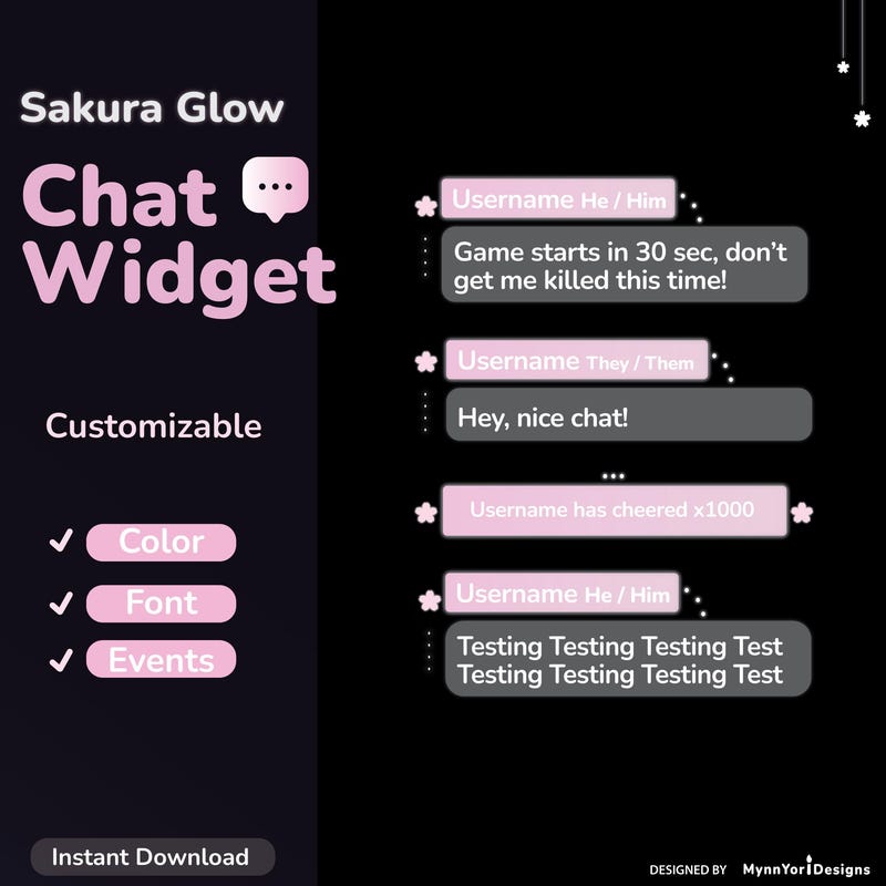 Chat Box Streamelements - Etsy