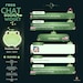 Kawaii Frog Stream Widget: Customizable Chat & Goal - Streamelements - Etsy