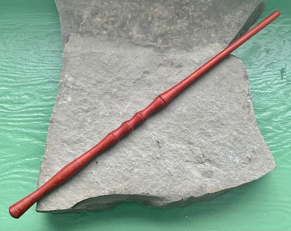 Padauk Ritual Wand Pagan Altar Wand - Etsy