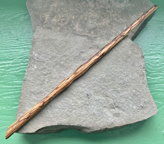 Zebrawood Ritual Wand Pagan Altar Wand - Etsy