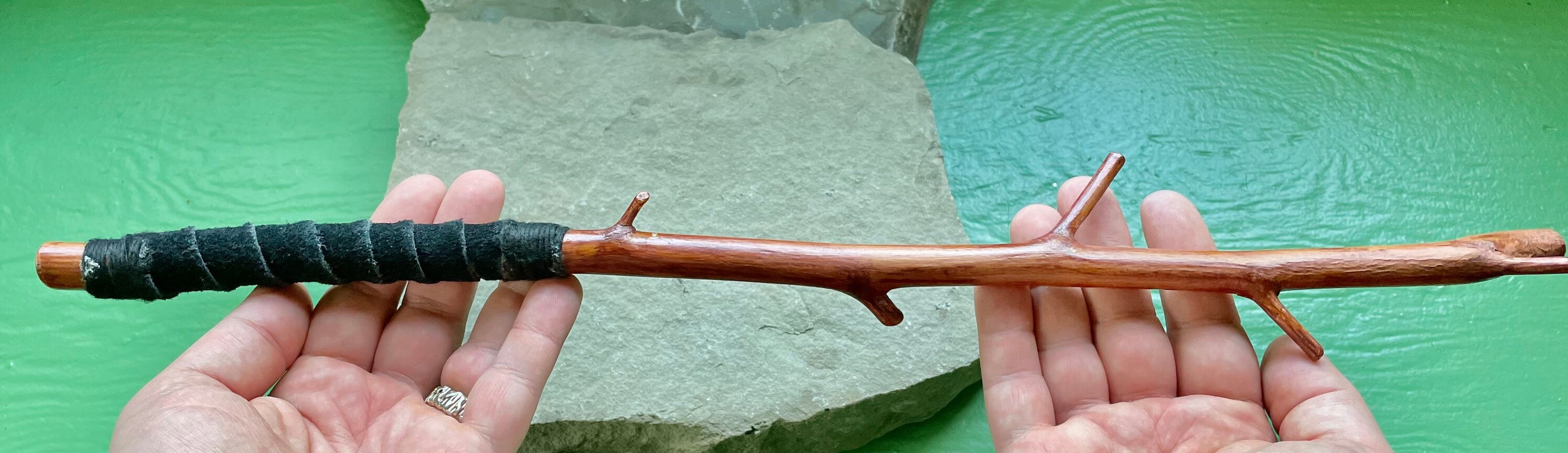 Black Birch Rustic Ritual Wand – Pagan Altar Wand - Etsy