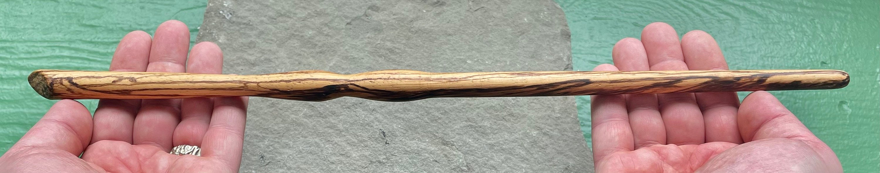 Zebrawood Ritual Wand – Pagan Altar Wand - Etsy