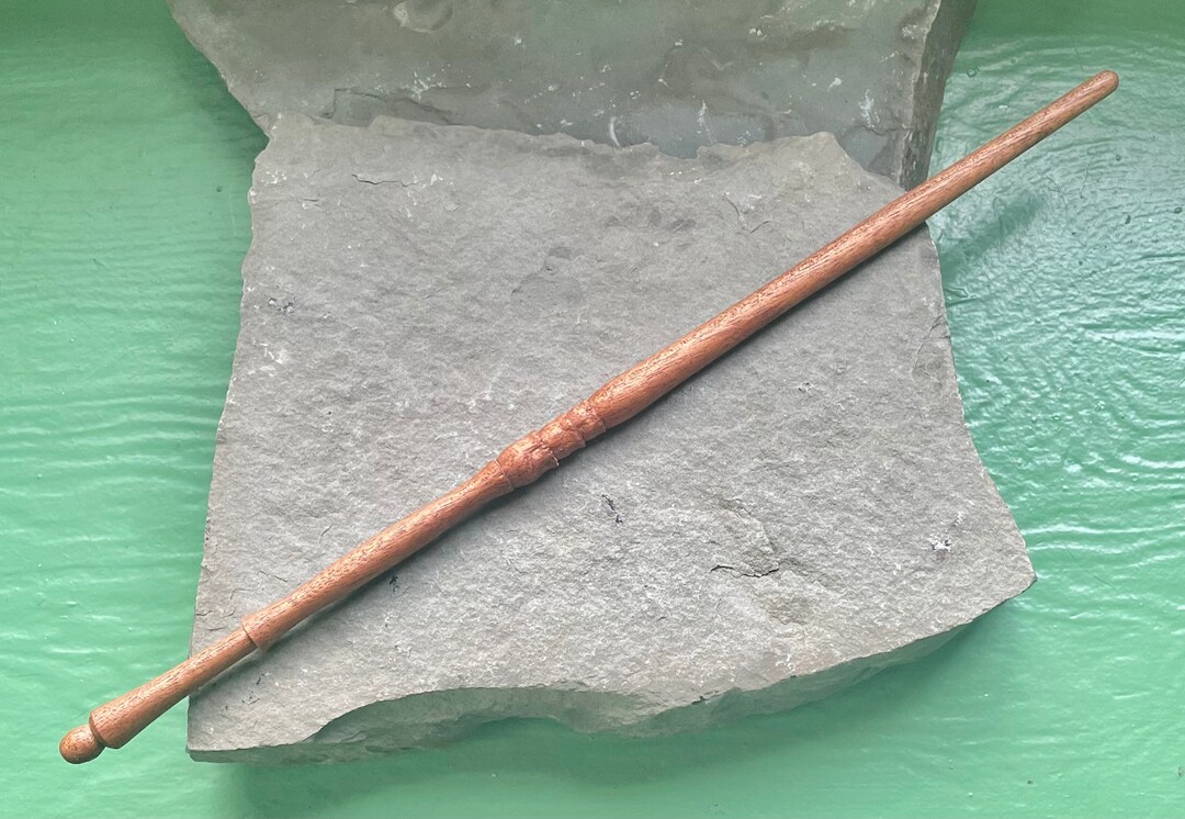 African Mahogany Ritual Wand – Pagan Altar Wand - Etsy