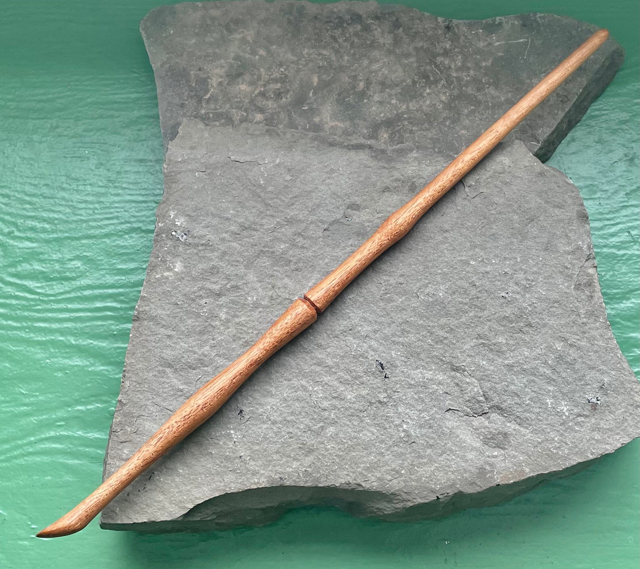 Mahogany Ritual Wand – Pagan Altar Wand - Etsy