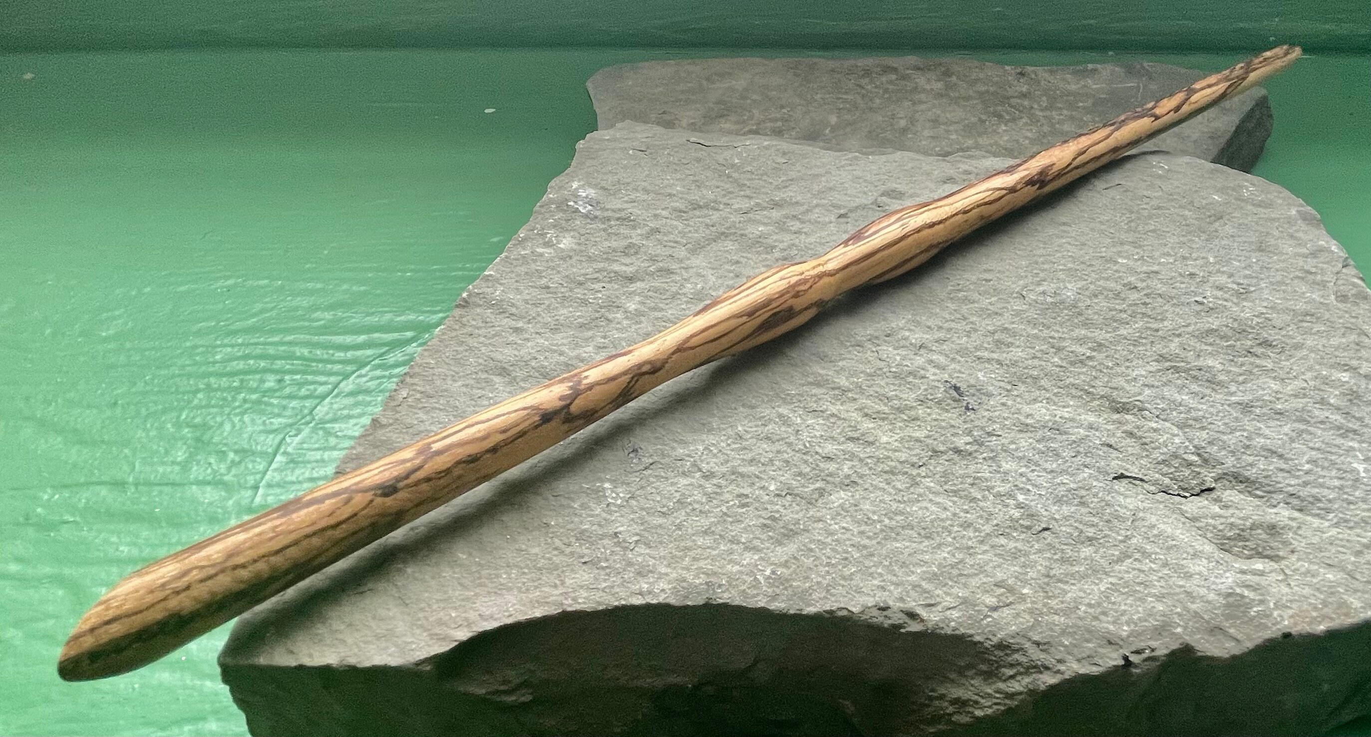 Zebrawood Ritual Wand – Pagan Altar Wand - Etsy