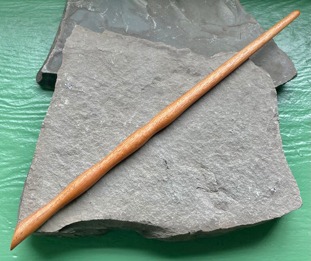 Mahogany Ritual Wand – Pagan Altar Wand - Etsy