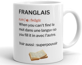 Funny Franglais Mug - Etsy