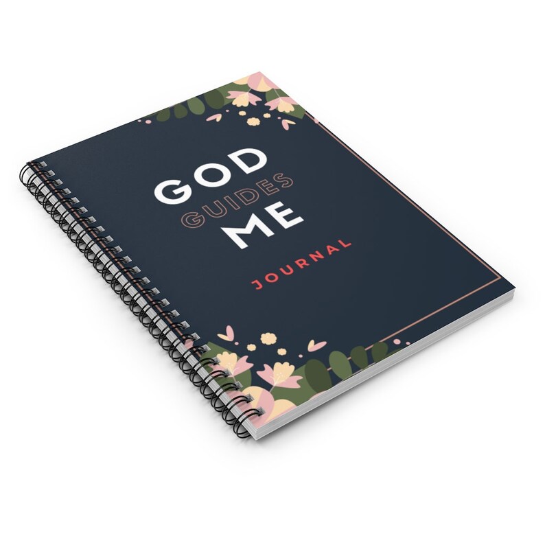 God Guides Me Spiritual Personal Journal Spiral Notebook - Etsy
