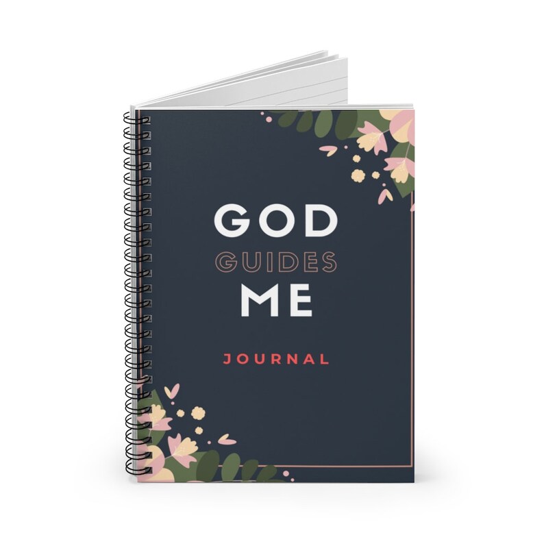 God Guides Me Spiritual Personal Journal Spiral Notebook - Etsy