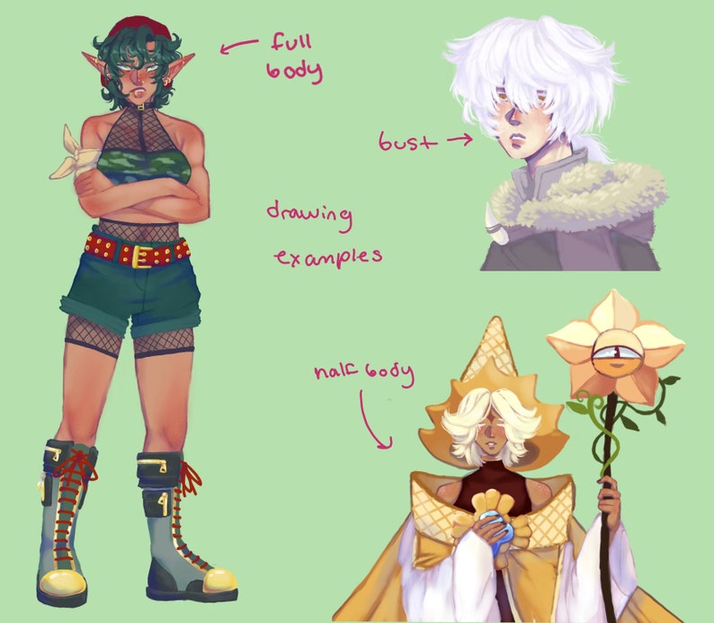 Digital Art Commissions READ DESCRIPTION - Etsy