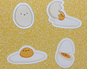Cute Egg Sticker - Etsy
