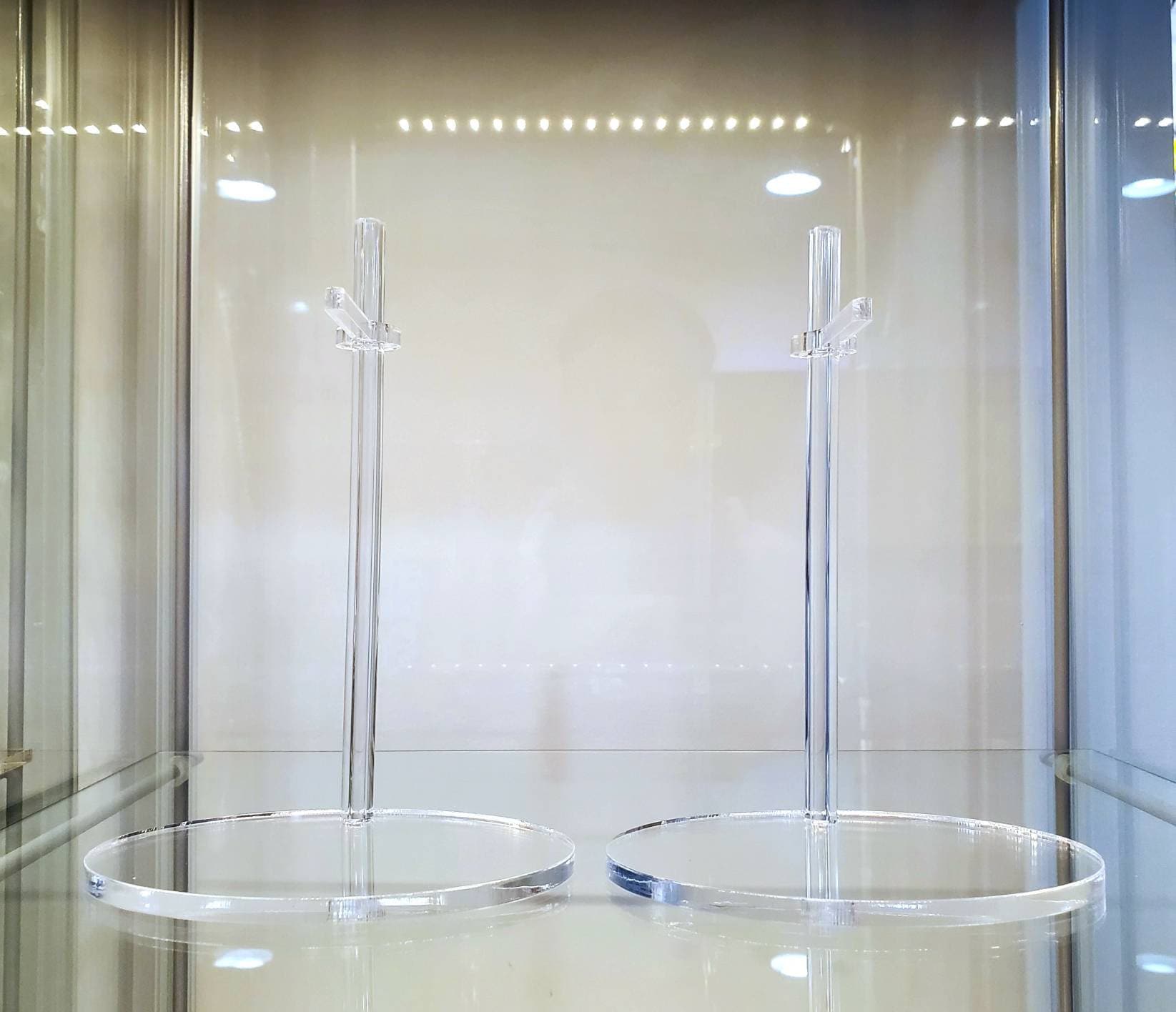 2 Clear Oval Acrylic Figure Stands 1/6th Scale Bases One - Etsy