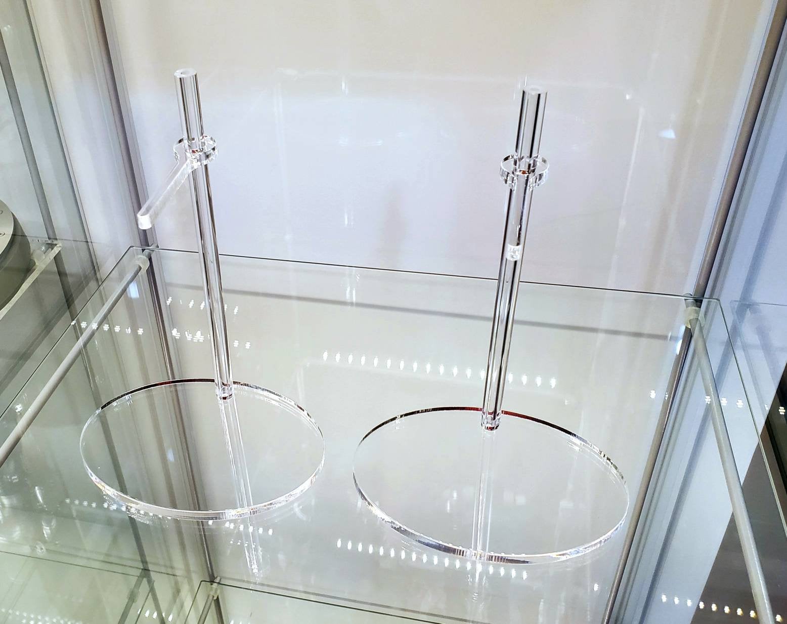 2 Clear Oval Acrylic Figure Stands 1/6th Scale Bases One - Etsy