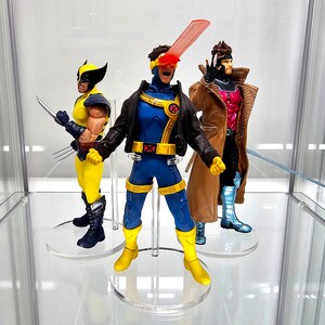 3 Pack - 7" Action Figure Clear Acrylic Stands - Etsy