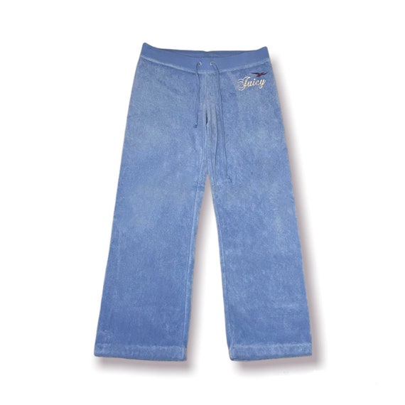 Vintage Juicy Couture Blue Terry Cloth Tracksuit 2 Pi… - Gem